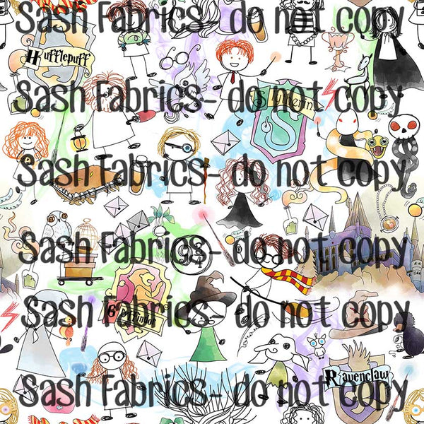 WOVEN Doodle Potter – Sash Fabrics- Jackie