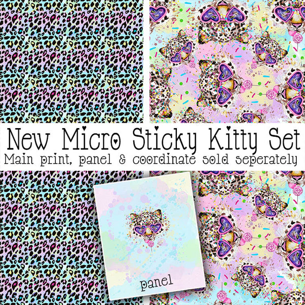 Sticky Kitty Spots – Sash Fabrics- Jackie